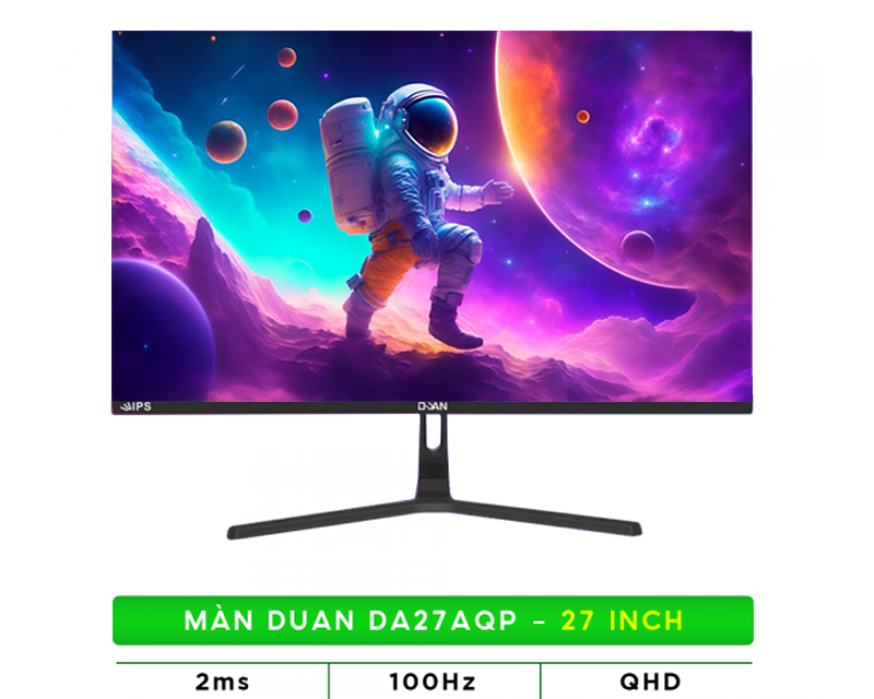 MÀN HÌNH DUAN 27 INCH 2K 100HZ DA272QP (IPS /27 INCH/ 2K /100Hz /HDMI /DP)